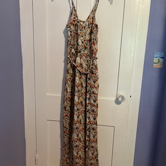 Sim & Sam | Dresses | Nwt Sim And Sam Floral Maxi Dress With Spaghetti ...